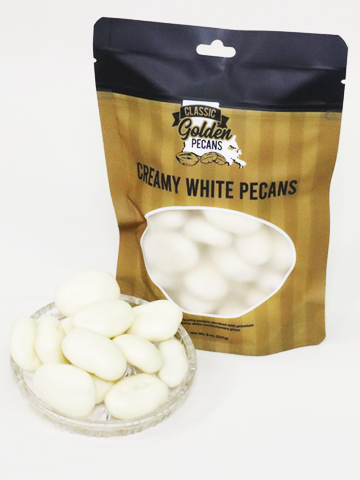 Creamy White Pecans – Classic Golden Pecans