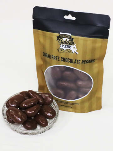 Sugar Free Chocolate Pecans – Classic Golden Pecans