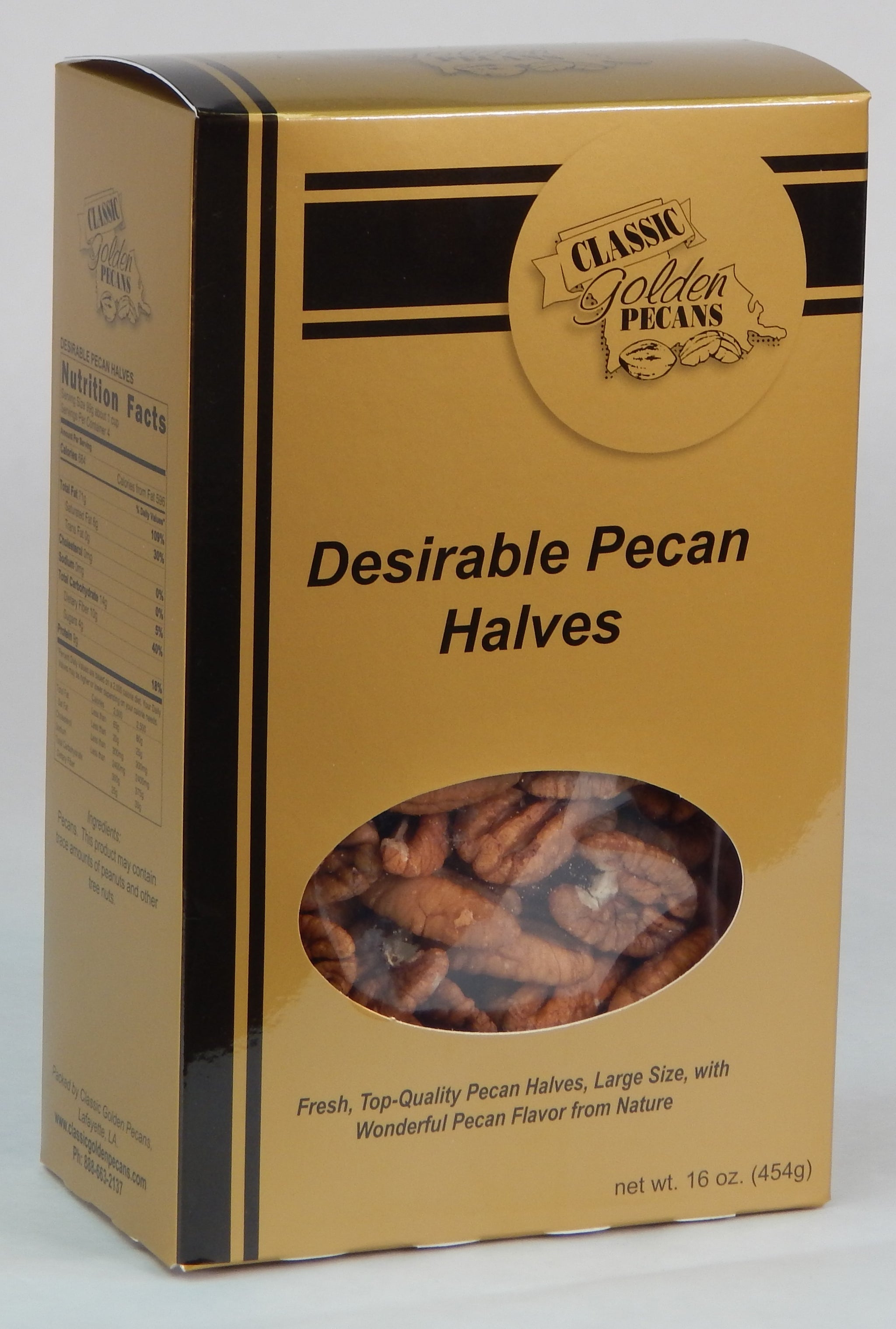 Desirable Pecan Halves – Classic Golden Pecans