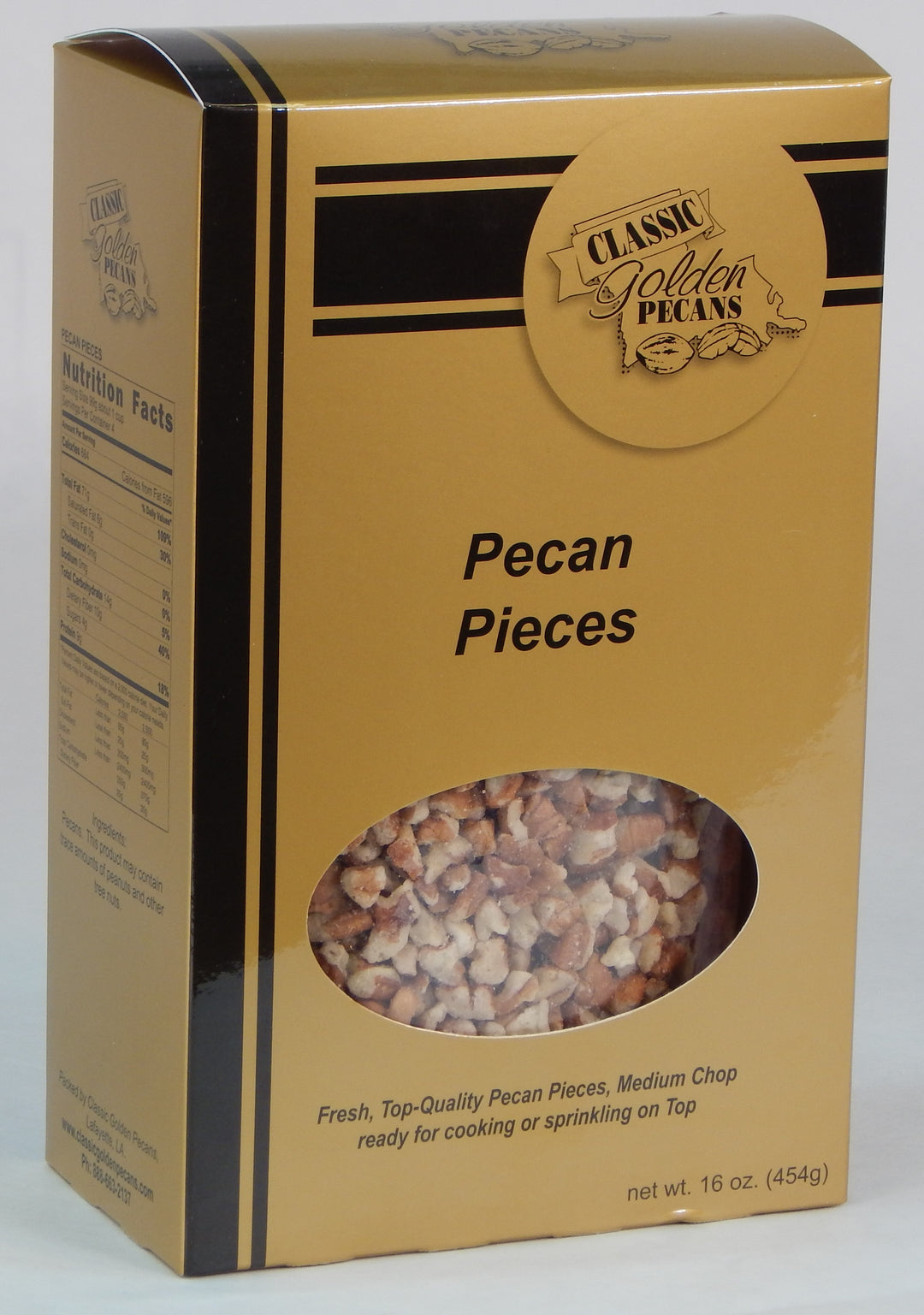 Shelled Plain Pecans – Classic Golden Pecans