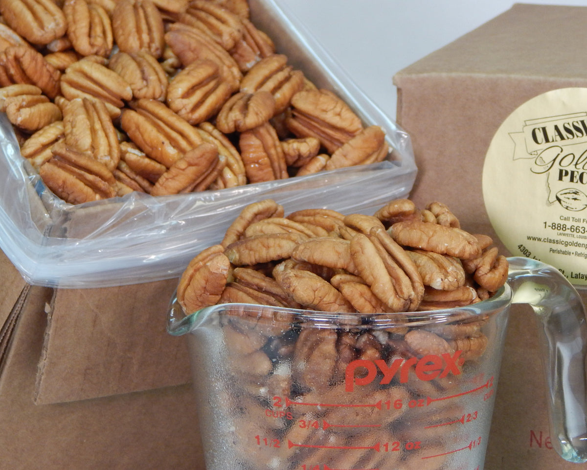 Desirable Pecan Halves – Classic Golden Pecans